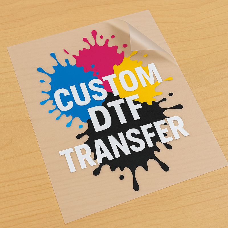 Long Island DTF Printing | Custom DTF Transfers by Size